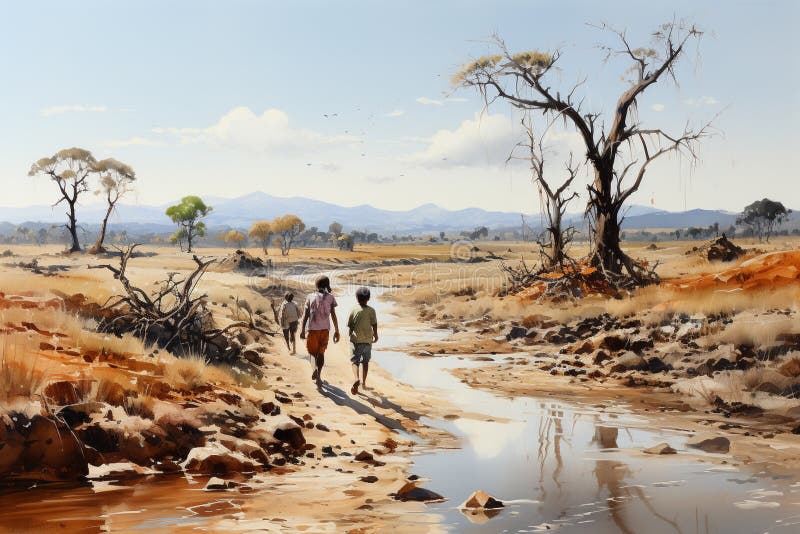 Poor Children Concept. People in Developing Countries Stock ...