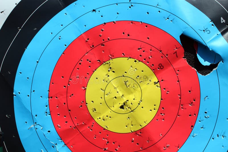 Poor Condition of a Practice Target for the Sport of Archery Stock ...