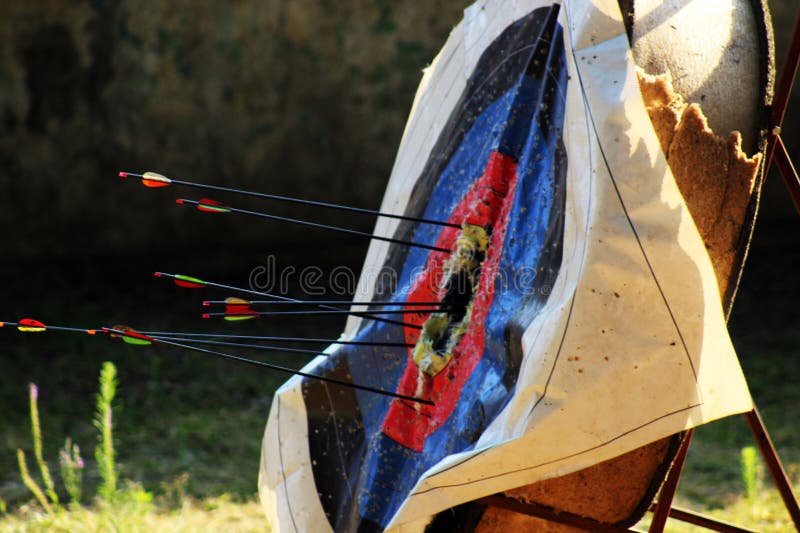 Poor Condition of a Practice Target for the Sport of Archery Stock ...