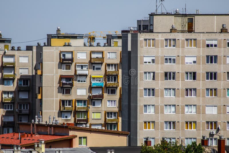 The Crowded Agglomeration Flats Stock Image - Image of urbanism ...