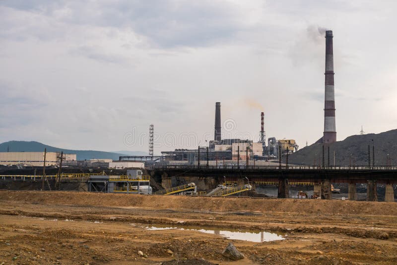 Poor Environment in the City. Stock Image - Image of dirty, global ...