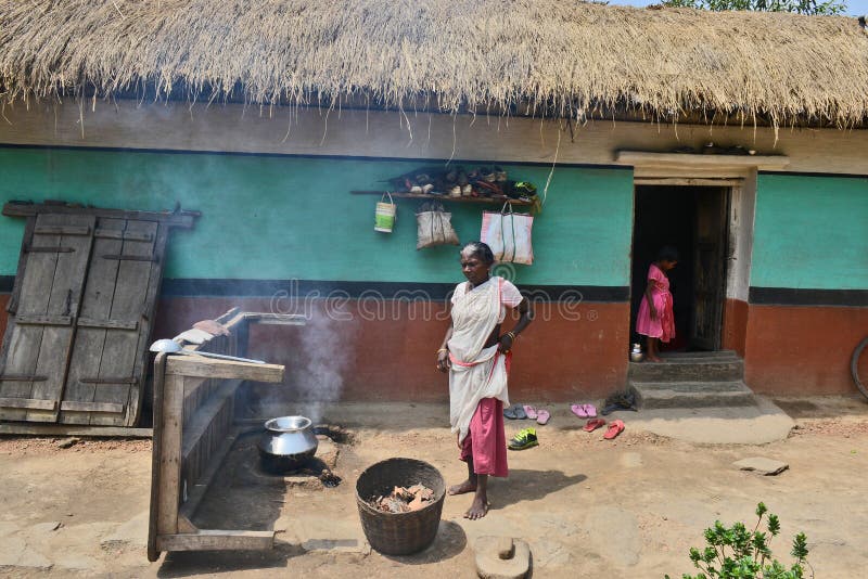 A Poor Family in Slum with Happy Life Editorial Stock Image - Image of ...