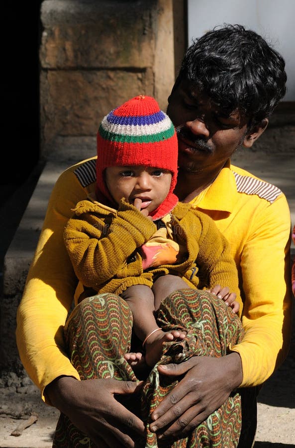 A Poor Family in Slum with Happy Life Editorial Stock Image - Image of ...