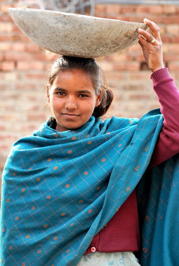Poor girl stock photo. Image of india, poor, work, labour - 9299744
