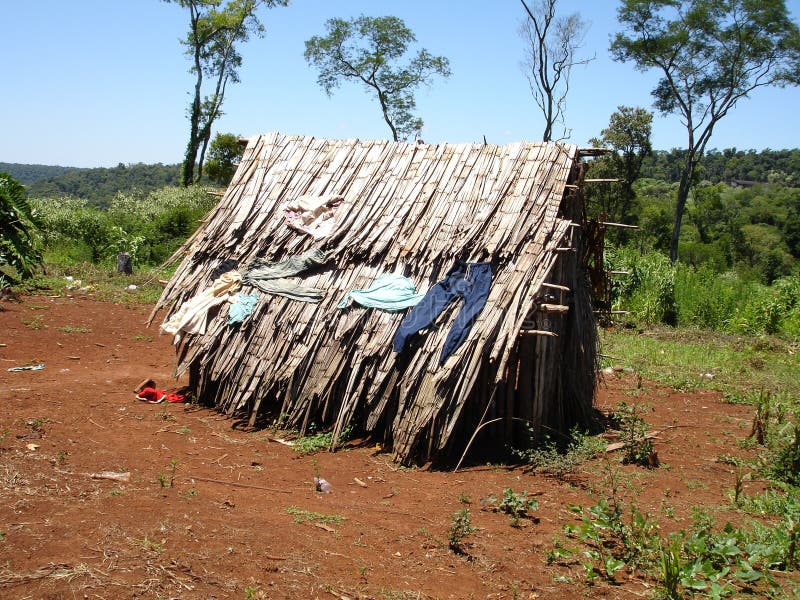Poor House in Misiones, Argentina. Stock Photo - Image of away, delta ...