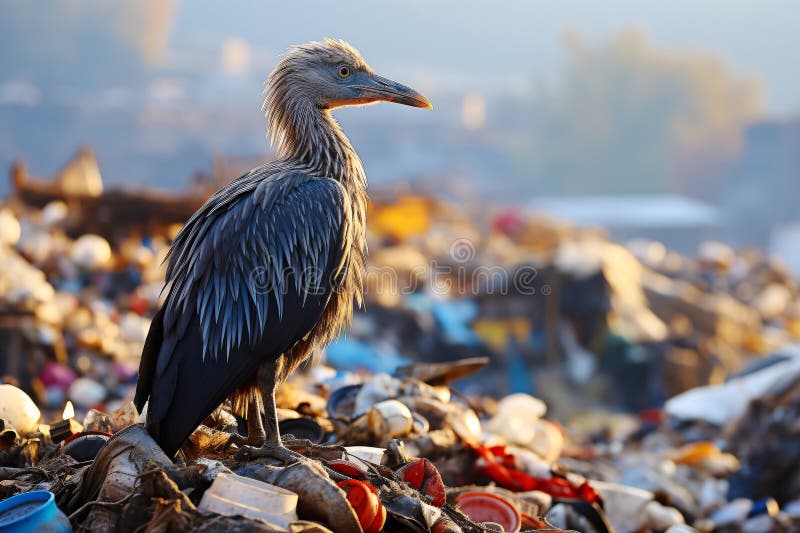 A Poor and Hungry Bird in a Garbage Dump. the Problem of Ecology and ...