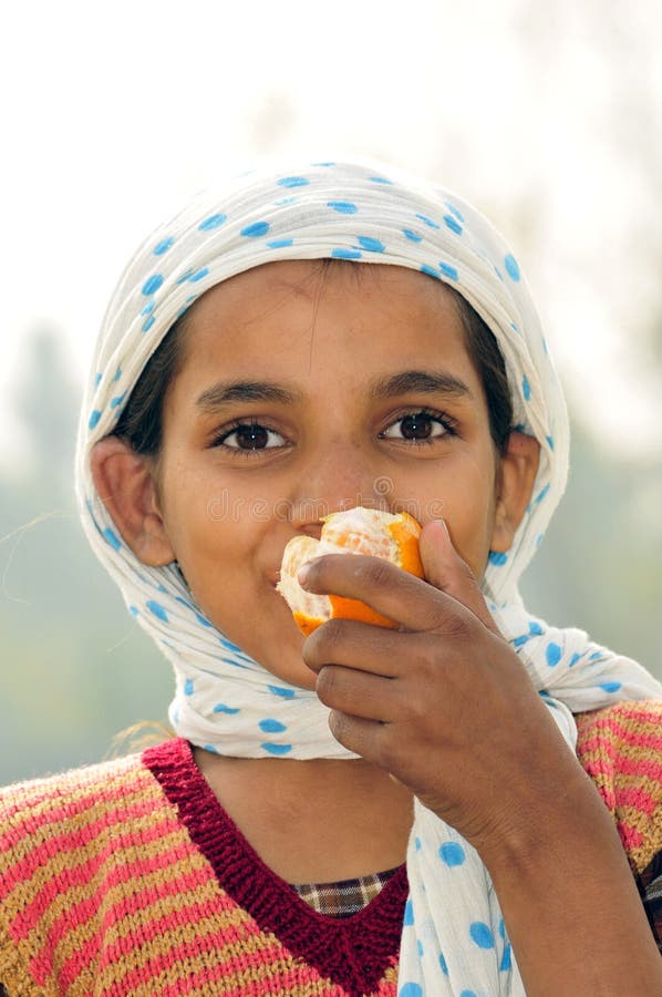 Poor girl stock image. Image of colour, expressions, childr - 8061697