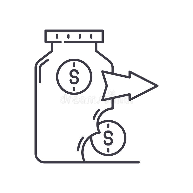 Poor Outline Vector Icon. Thin Line Black Poor Icon, Flat Vector Simple ...