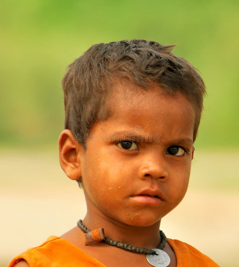 Poor needy Indian child stock photo. Image of poverty - 10345516
