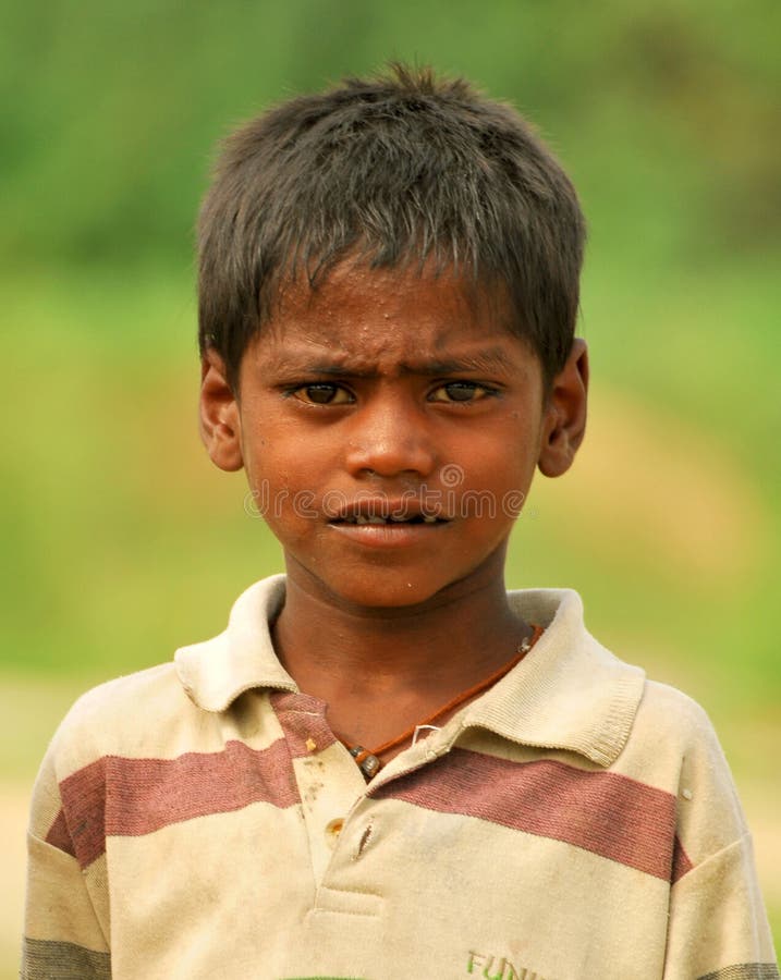 Poor indian child stock photo. Image of help, needy, clothes - 8472974
