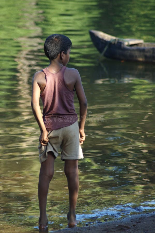 Poor Indian Young Boy Closeup Editorial Photography - Image of abstract ...