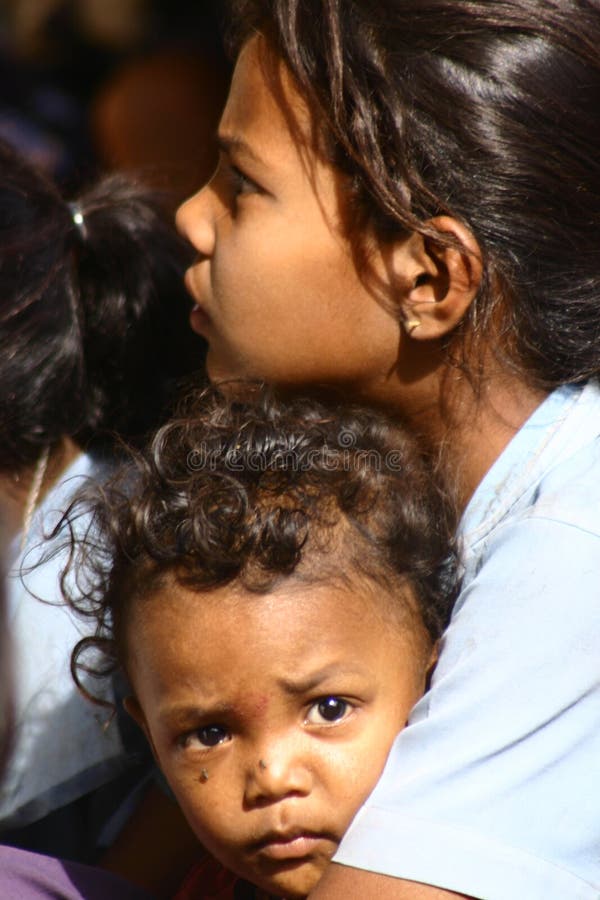 Poor Innocent Kid in India editorial stock image. Image of dirty ...