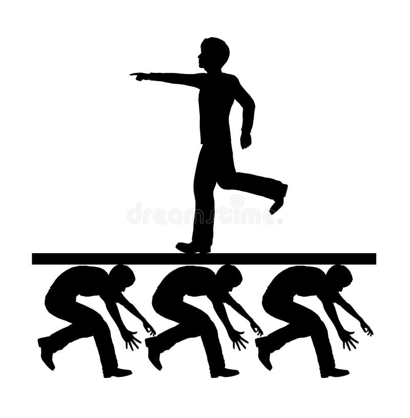 Poor Leadership stock illustration. Illustration of leader - 48357277