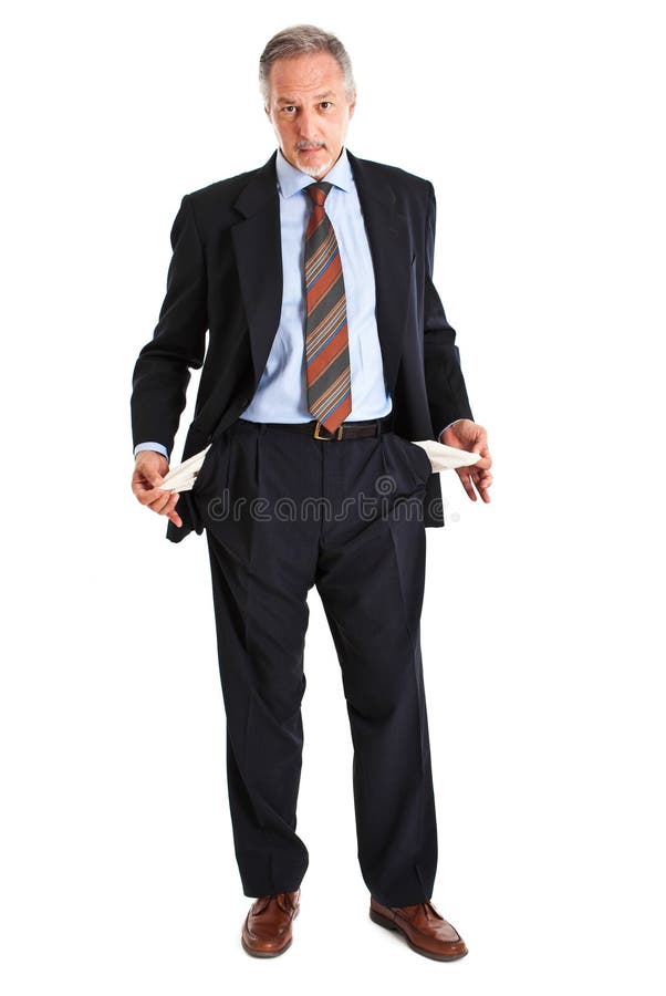 Poor man stock photo. Image of executive, crash, finance - 21600514