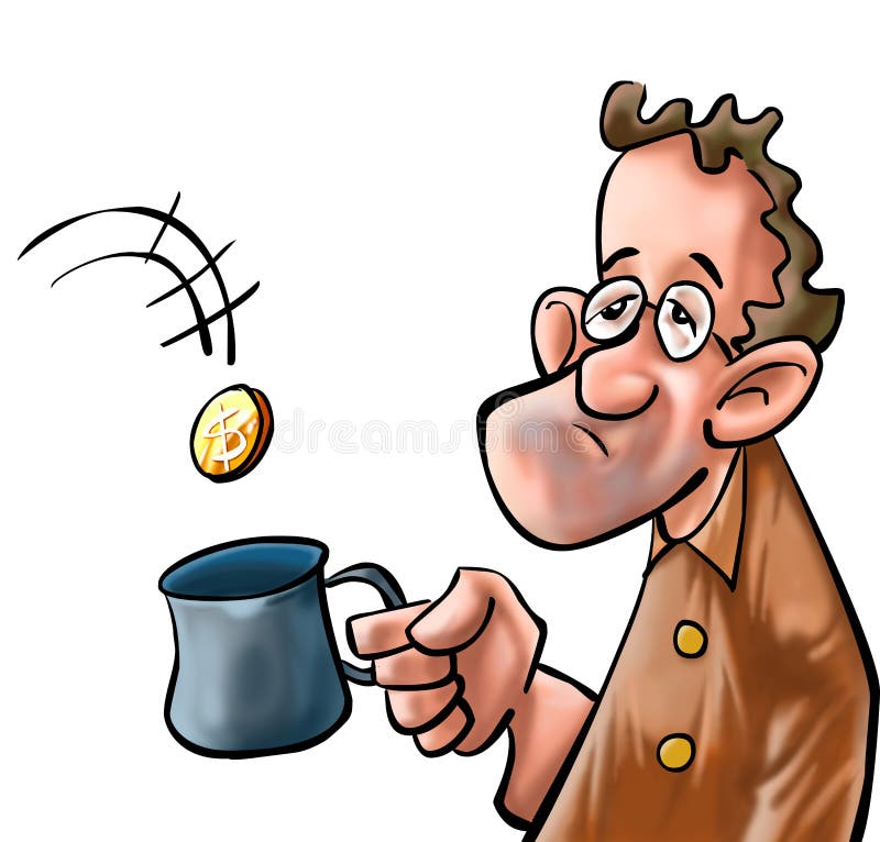 The poor man stock illustration. Illustration of hopeless - 2229955
