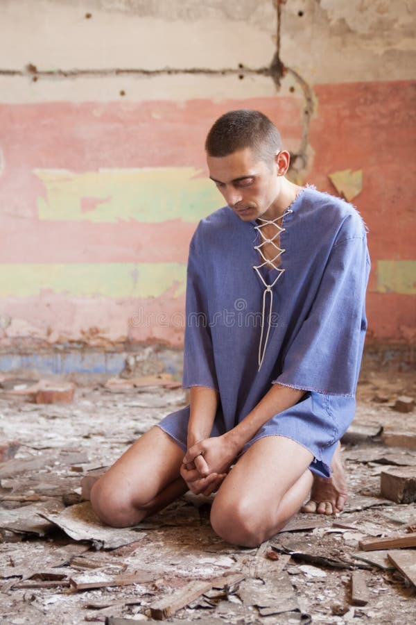 Poor man stock photo. Image of concepts, prayer, depression - 24050798