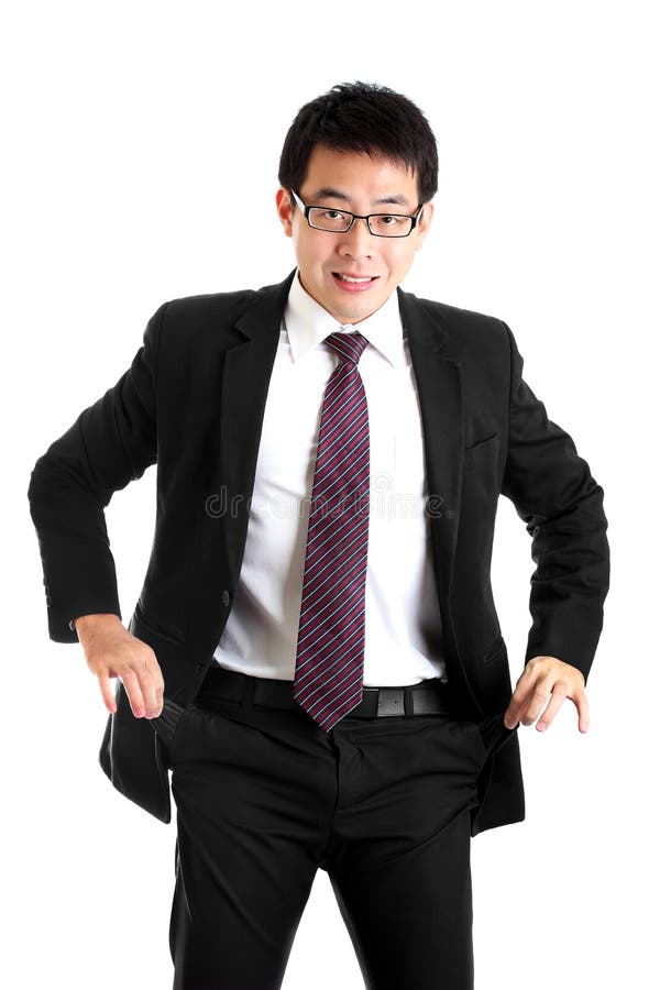 Poor man stock image. Image of bankruptcy, money, white - 66905161