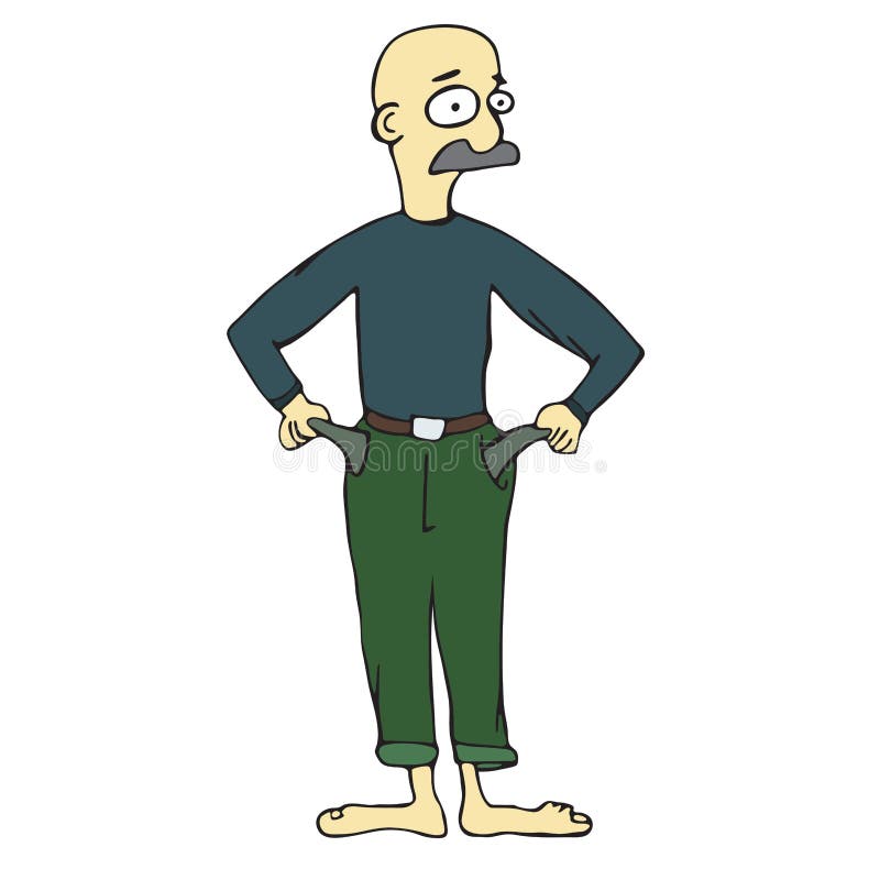 Poor Man Pockets Out Stock Illustrations – 77 Poor Man Pockets Out ...