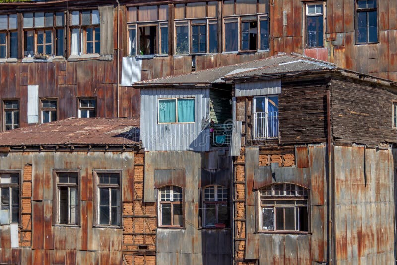 Poor Old Houses Valparaiso Chile Editorial Photo - Image of ...
