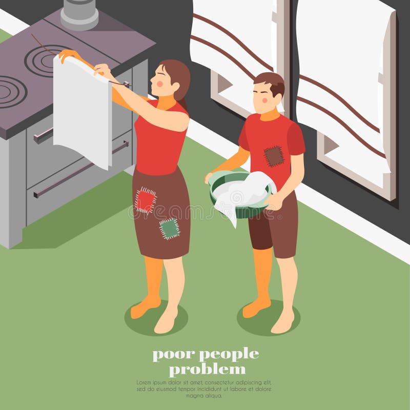 Poor People Background stock vector. Illustration of background - 186101383