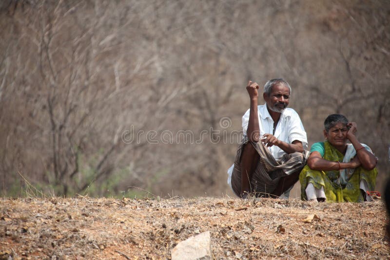 People at rural area India editorial photo. Image of former - 86602416