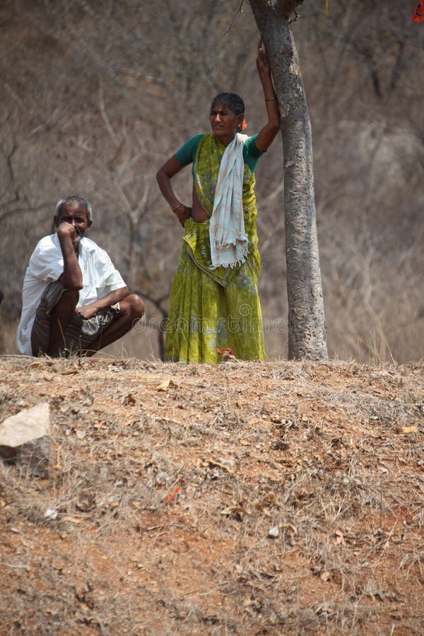People at rural area India editorial photo. Image of former - 86602416
