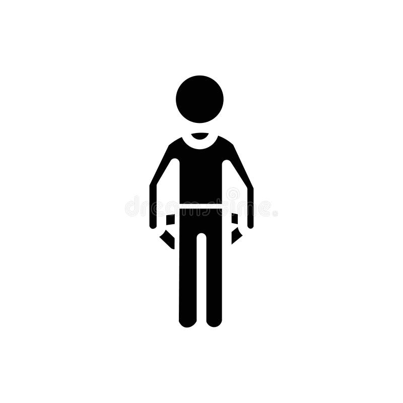 Poor Person Empty Pockets Icon Web Design in Vector Stock Vector ...