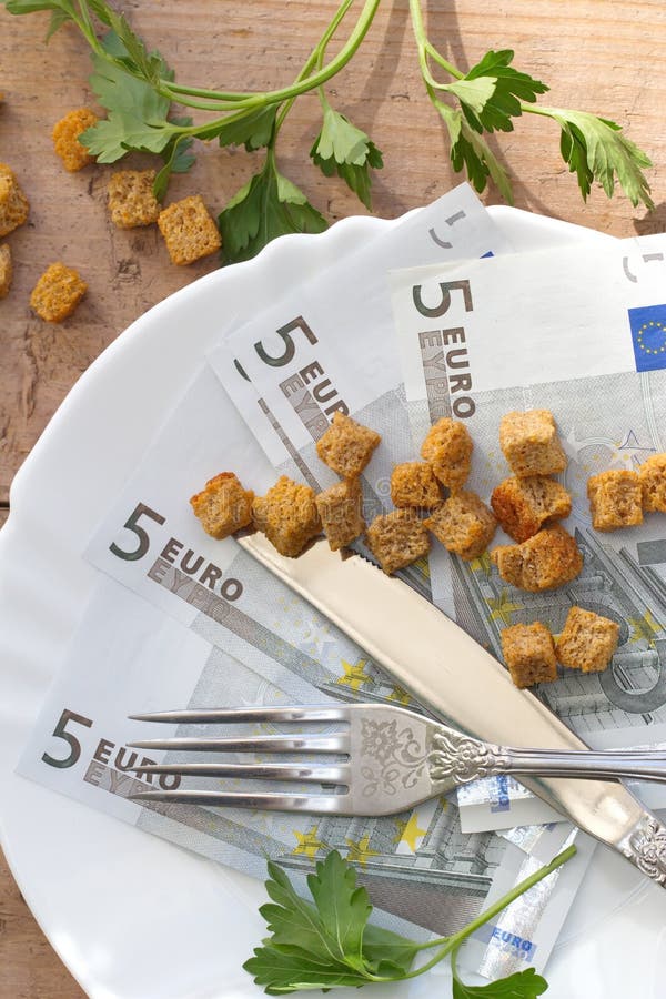 Poor portion of food stock photo. Image of plate, crust - 50253256