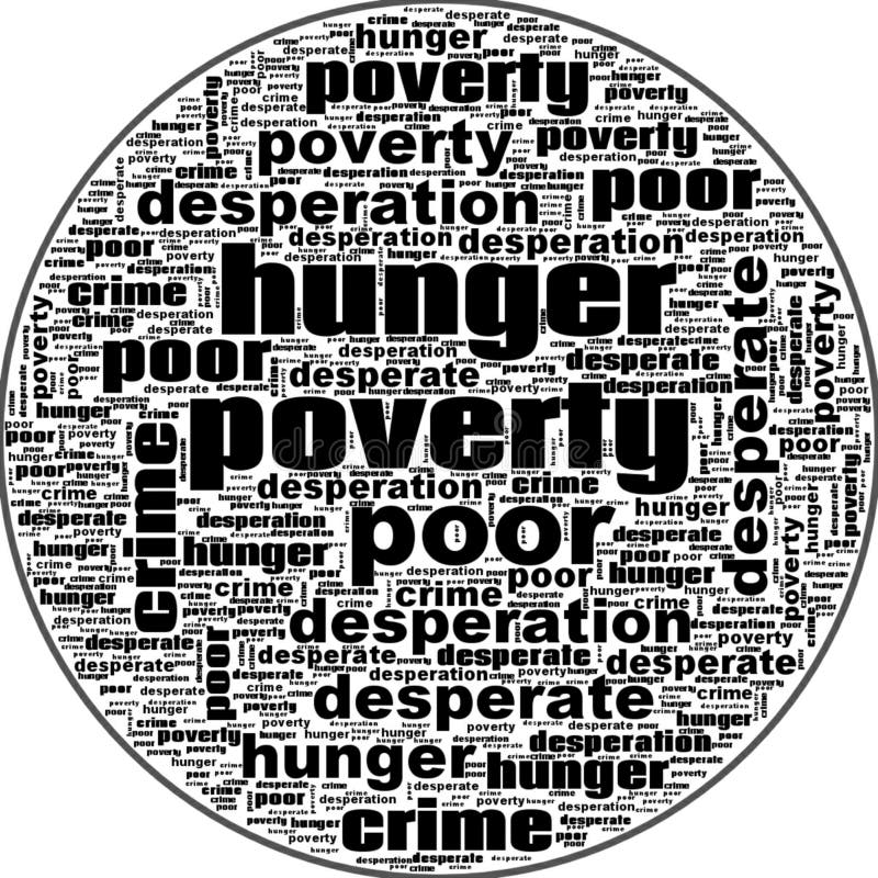 Poor Poverty Hunger Text Abstract Illustration Header Background Stock ...