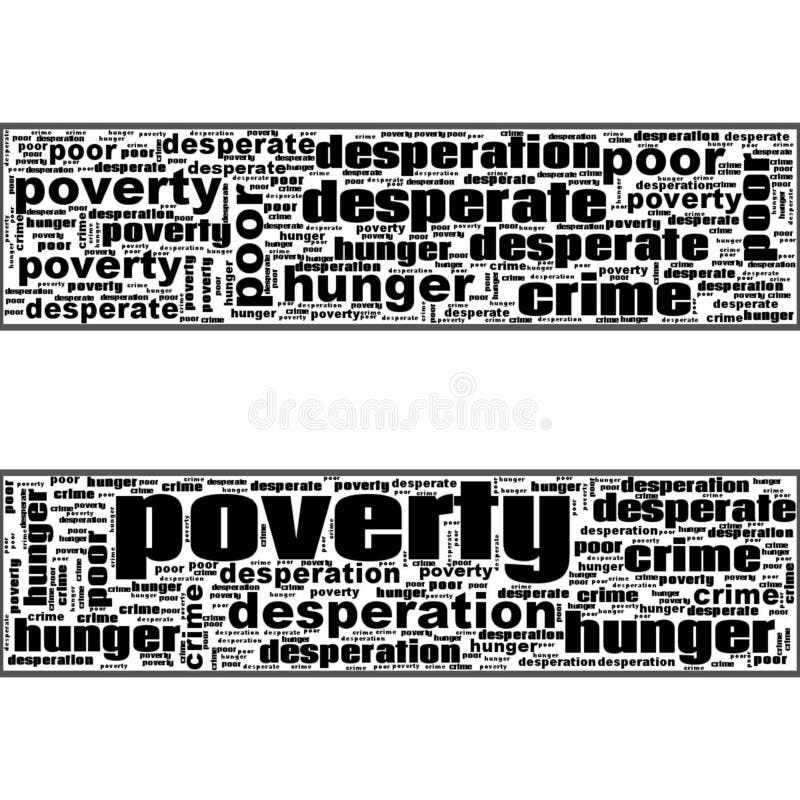 Poor Poverty Hunger Text Abstract Illustration Header Background Stock ...