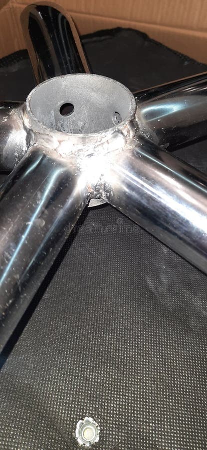 Poor Quality Welding Connection of the Office Chair. Stock Photo ...