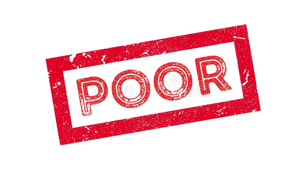 Poor rubber stamp stock illustration. Illustration of insignia - 83194751