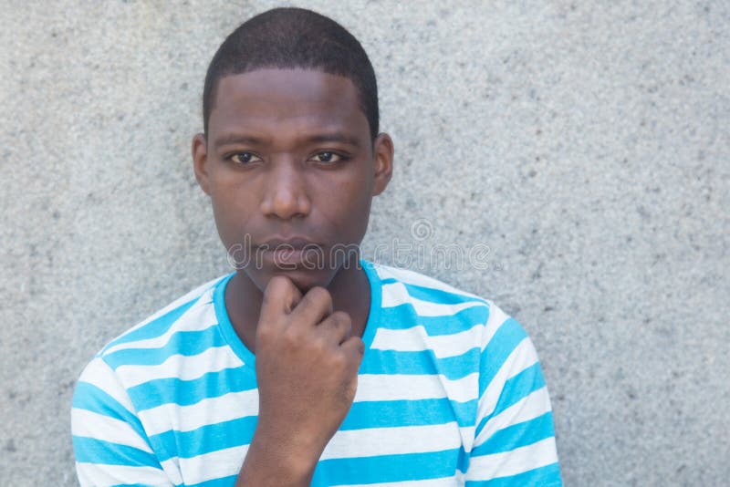 Poor and Sad African American Man Stock Photo - Image of emigrant ...