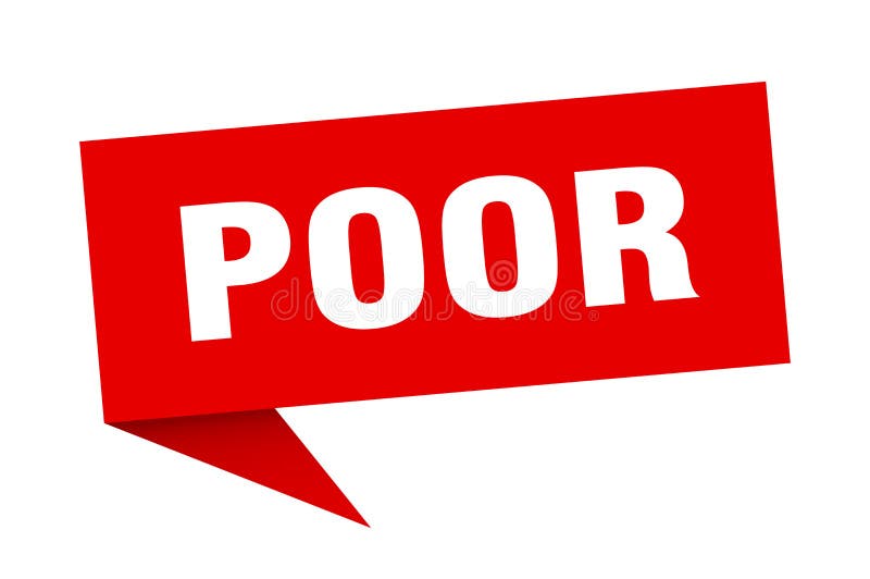 Poor speech bubble. stock vector. Illustration of sticker - 153452285