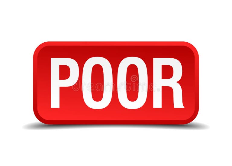 Poor button stock vector. Illustration of white, vector - 121048298