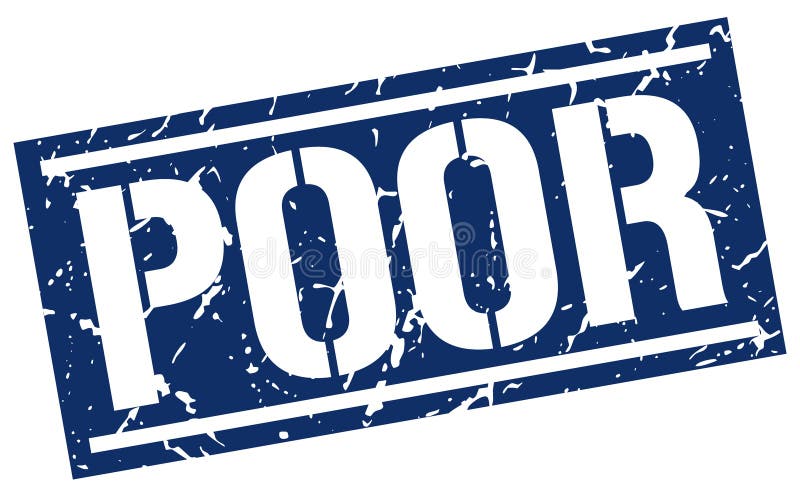 Poor stamp stock vector. Illustration of seal, rubber - 120409100