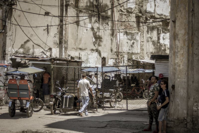 The Poor Streets of the City of Cuba Editorial Stock Photo - Image of ...