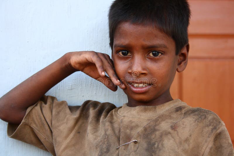 Poor Uneducated Boy from Rural India Editorial Image - Image of ...