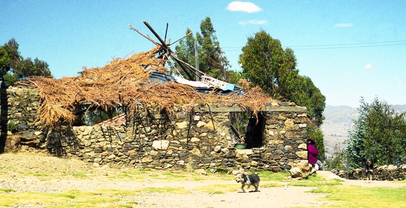 Poor village editorial image. Image of house, scene, roof - 34760170