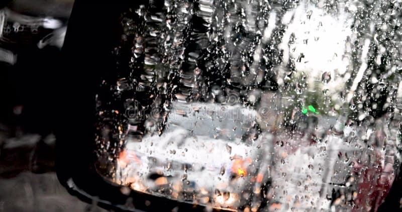 Poor Visibility on the Windshield of a Car Stock Video - Video of ...