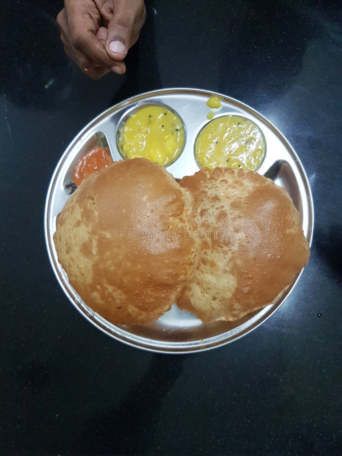 Poori stock photo. Image of indian, wheat, poori, food - 114531670