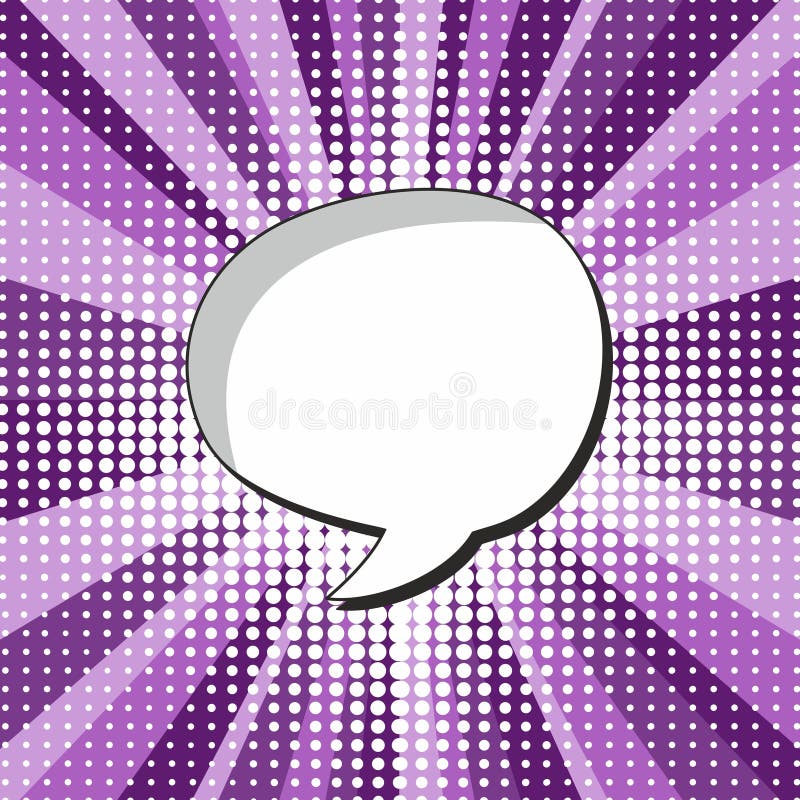 Pop Art Background. Comic Pattern with Speech Bubble and Starburst ...