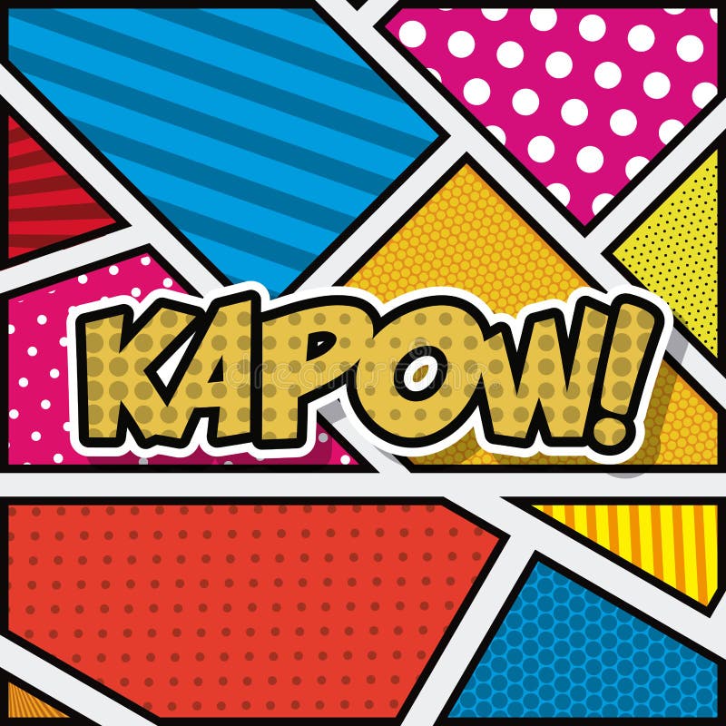 Pop Art Background Style Poster Stock Vector - Illustration of ...