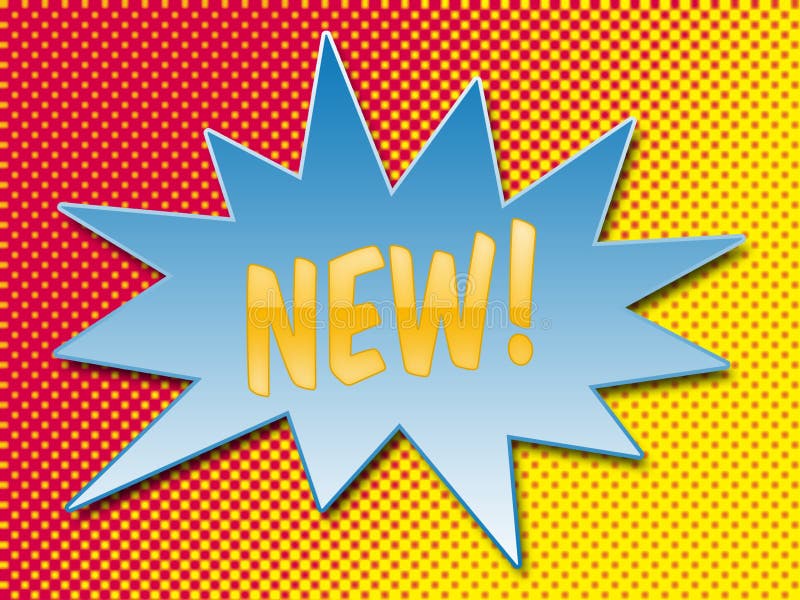 Pop Art Bubble stock illustration. Illustration of field - 5895521