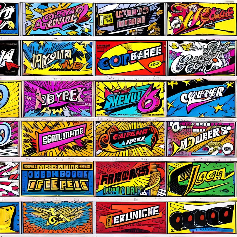 37 Pop Art Comic Book: a Playful and Retro Background Featuring Pop Art ...