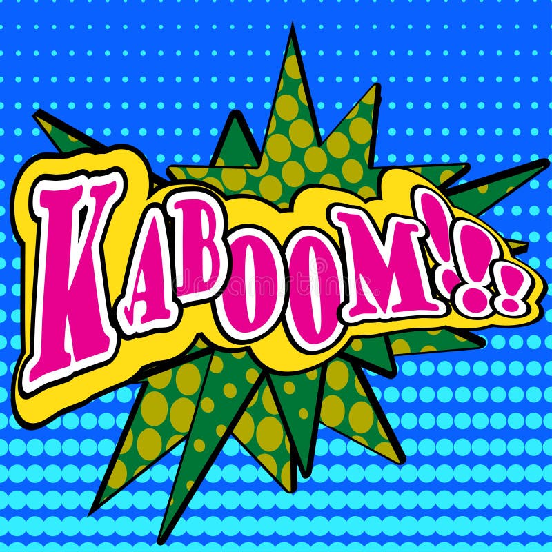 Pop Art Comic Bubbles Design, Vector Illustration Stock Vector ...