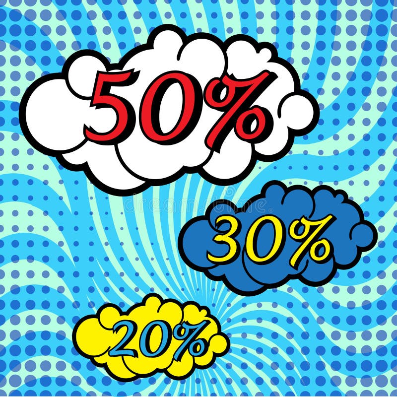 Pop Art Comic Bubbles Design, Vector Illustration Stock Vector ...