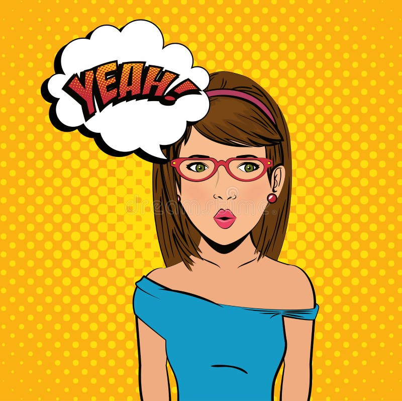 Pop art comic design stock illustration. Illustration of dotted - 69592349