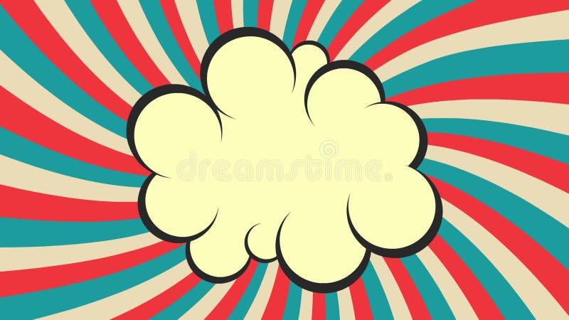 Rotating Rays in Circle. Motion. Animation with Simple Rotating Circle ...