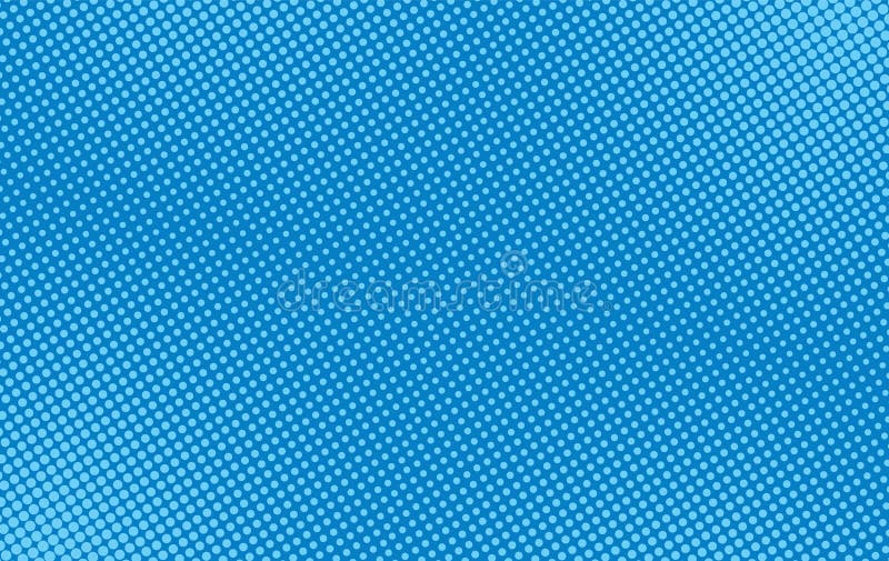 Halftone Pop Art Background. Comic Blue Pattern. Vector Illustration ...